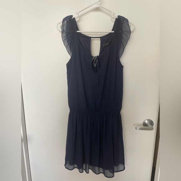 Zara | Dresses | Navy Blue Zara Dress | Poshmark